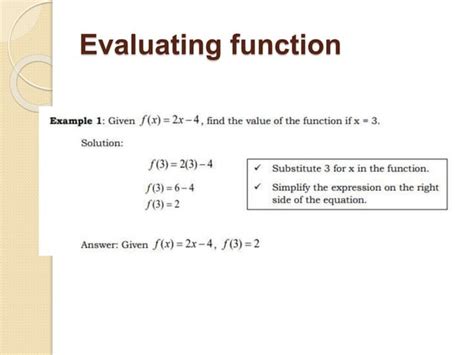 Lesson 2 Evaluating Functionspptx