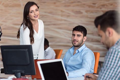 Startup Keragaman Tim Kerja Brainstorming Konsep Pertemuan Foto Stok