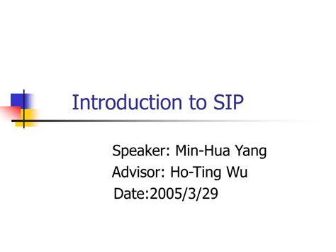 Ppt Introduction To Sip Powerpoint Presentation Free Download Id