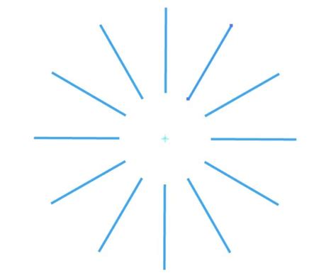 Illustratorで放射線状に線をコピーする方法・回転させる方法回転ツールの使い方 すなぎつ