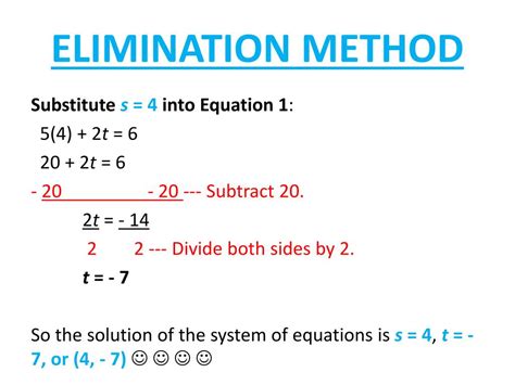 Elimination Method