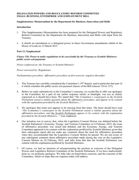 Delegated Powers And Regulatory Reform Committee