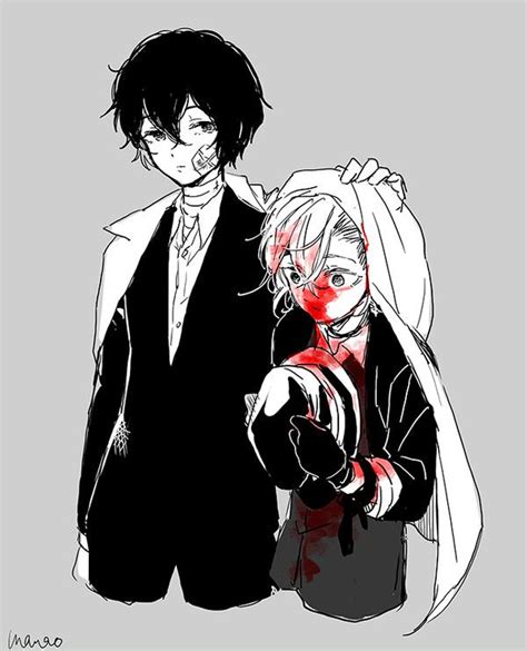 Soukoku Chuuya Nakahara Dazai Osamu Бешеные псы Пингвинье