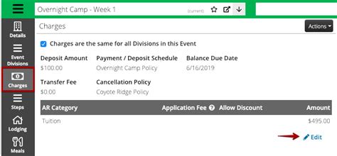 How Do I Create Charges For An Event Circuitree Supportcircuitree Support