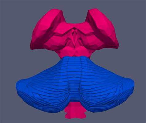 D Model Of Human Brain V STL File For D PrintingCults