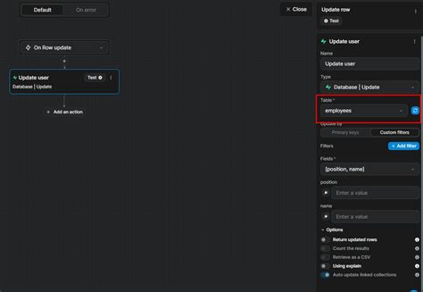 Delete Row Update Row How Do I Weweb Community