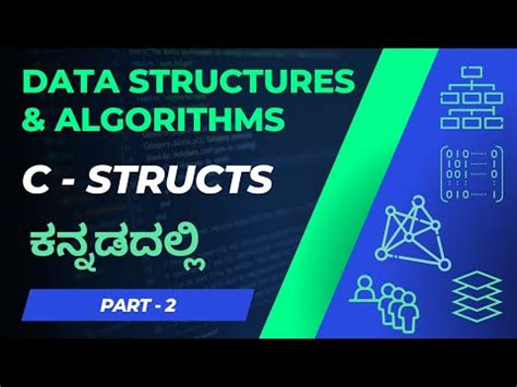 C Structures in Kannada Define Initialize and Manipulate Structs in C DSA in ಕನನಡ