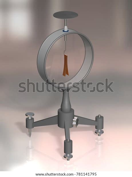 Electroscope Used Physics Education Demonstrate Principles Stock
