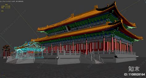 中式故宫3d模型下载【id 1108928164】 知末3d模型网