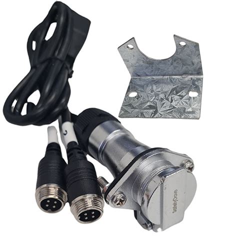 Safety Dave Double Woza Van Side Socket 7 Pin And Mounting Bracket