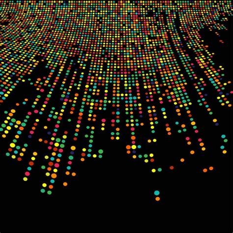 Premium Vector Big Data Abstract Vector Visualization Lines And Dots