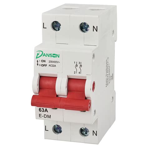Danson 63a 2 Module Double Pole Switch Disconnector 510623 Uk Shelving Ltd