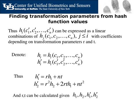 Ppt Symmetric Hash Functions For Fingerprint Minutiae Powerpoint