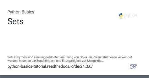 Sets Python Basics 2430