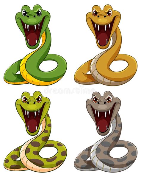 Python Open Mouth Stock Illustrations Python Open Mouth Stock Illustrations Vectors