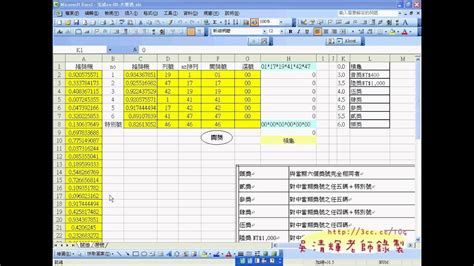 01 大樂透題目解說 Excel函數與vba進階班 吳老師分享 Youtube