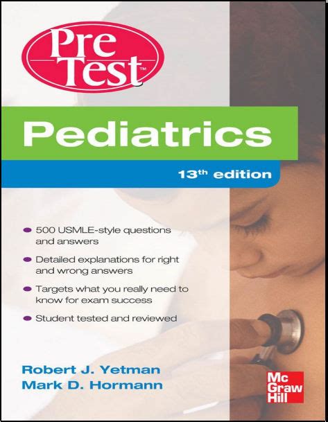 Pdf Pediatrics Pretest Self Assessment And Review 13th Edition Tài
