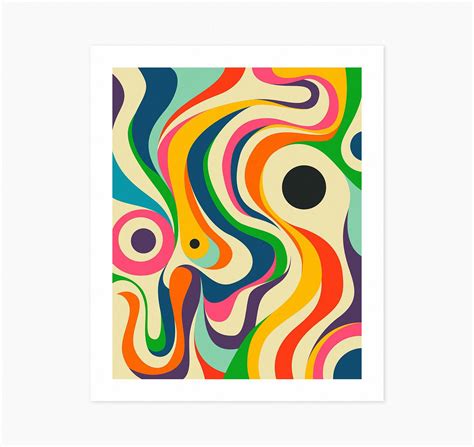 Stranger Giclée Fine Art Print Colorful Psychedelic Abstract Art By