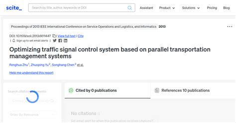 Optimizing Traffic Signal Control System Based On Parallel Transportation Management Systems