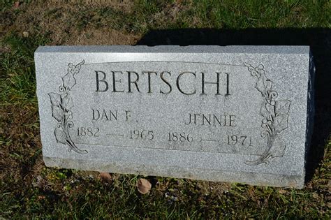 Daniel Bertschi 1882 1965 Find A Grave äreminne