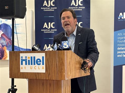 John Ondrasik Jonah Platt Highlight Ajc Adl Press Briefing At Ucla Hillel