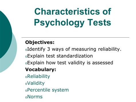 Standardization Psychology