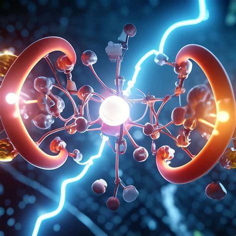 Cartoon Proton Electron And Neutron Conduct Electricity In A Cell With