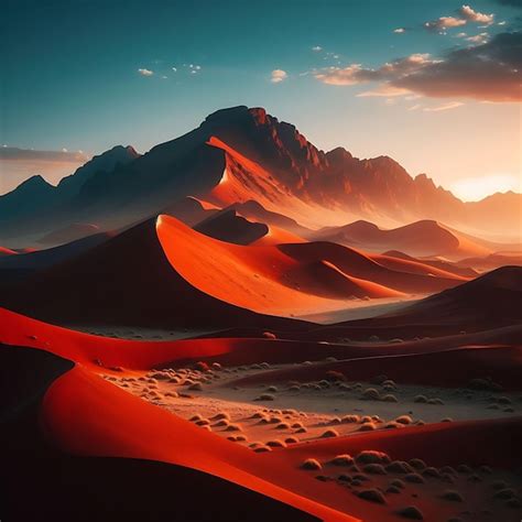 Namib Desert Nabibia Generative Ai Premium Ai Generated Image