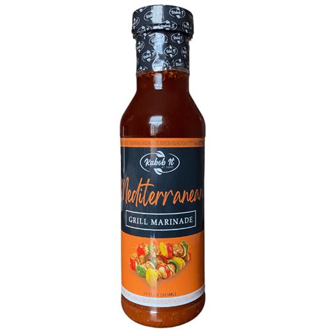 Kabob It At Home Mediterranean Grill Marinade 11 Fl Oz Sugar Free