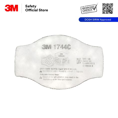 3m™ 1744c P2 Particulate Filter Use With 3m™ 1700 Filter Holder And Hf 50 Series Respirator [10