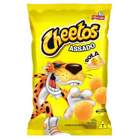 Salgadinho De Milho Bola Queijo Suíço Elma Chips Cheetos Pacote 125g