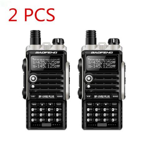 шт УФ B Plus CB радио Вт удобный Baofeng км мобильный портативная рация двойной VHF UHF