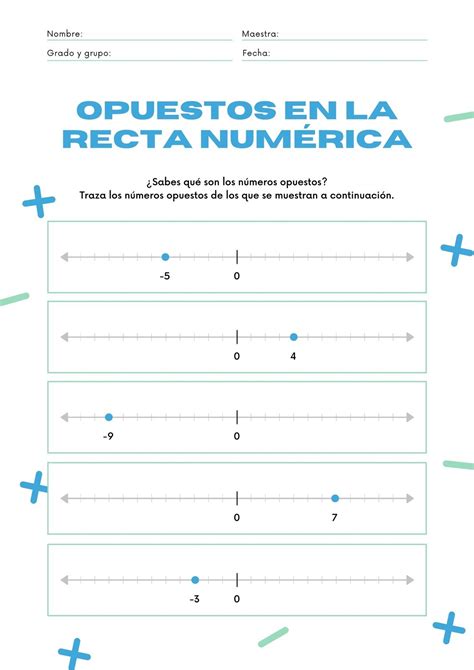 Plantillas para hojas de trabajo de matemáticas Canva