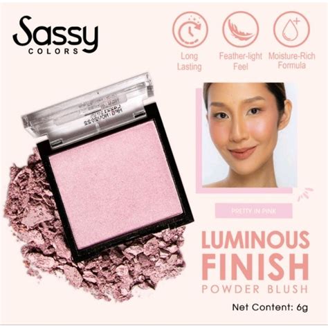 Sassy Powder Blush Luminous Finish Shopee Philippines