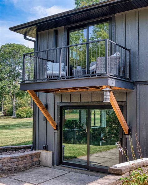 Split Level Exterior Wood House