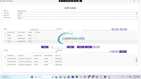 Winform phần mềm quản lý bán hàng có phân trang WPF mô hình lớp Sàn giao dịch source