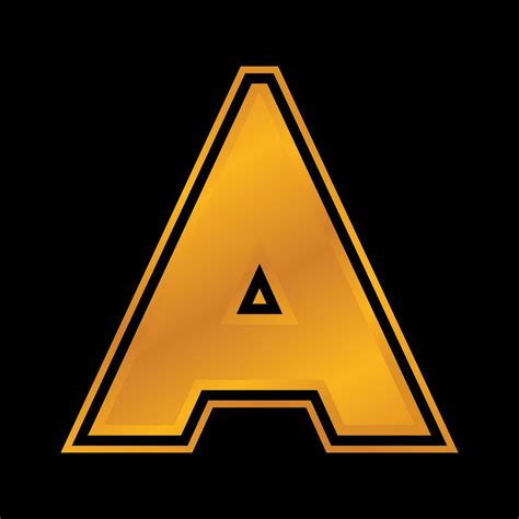 Vector alphabet letters A,B,C,D,E,F,G,H,I,J,K,L,M,N,O,P,Q,R,S,T,U,V,W,X ,Y,Z in elegant gold ...