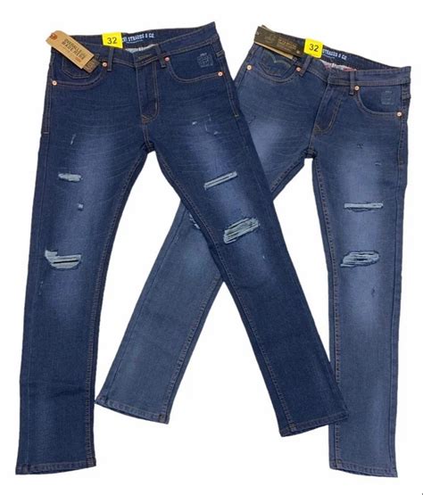 Men Straight Fit Ripped Denim Jeans Set At Rs 525set In New Delhi Id