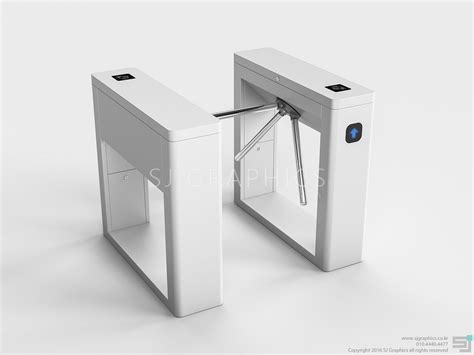 에스제이 그래픽스 투시도 턴스타일 게이트 2020형 제품모델링 3d