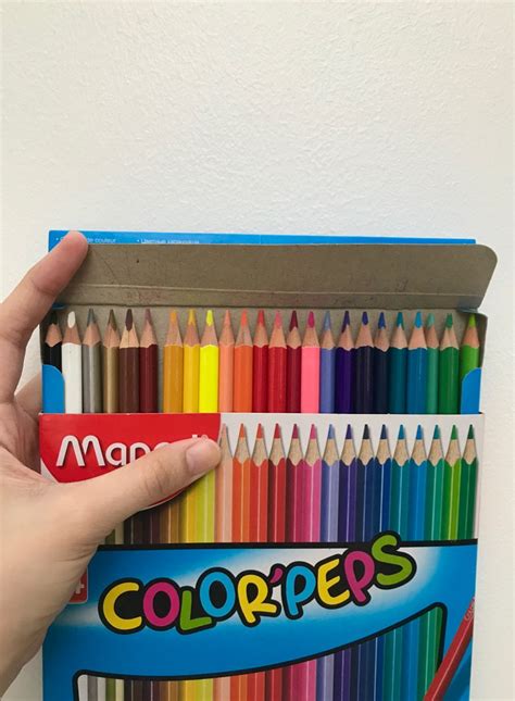 Maped Colored Pencils 24 Colors Hobbies And Toys Stationary And Craft