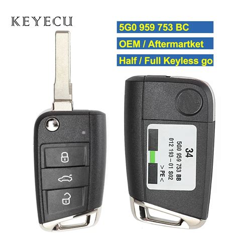 Keyecu Mando A Distancia Para Coche Mando A Distancia OEM De MHz