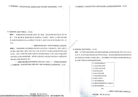 天一大联考2022 2023高一期末考试历史答案解析及试卷汇总（已更新） 高考100