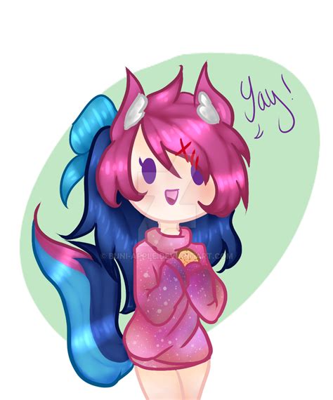 Chibi Rainbow Yay By Buni Apple On Deviantart