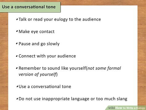 Ways To Write A Eulogy WikiHow