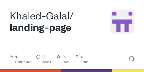 Github Khaled Galallanding Page