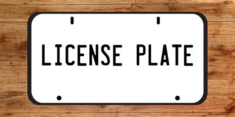 License Plate Font Free Download