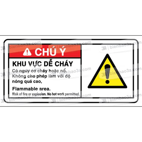 Biển Cảnh Báo Nguy Hiểm Máy Hàn điện Dễ Cháy Nổ 3a Safety