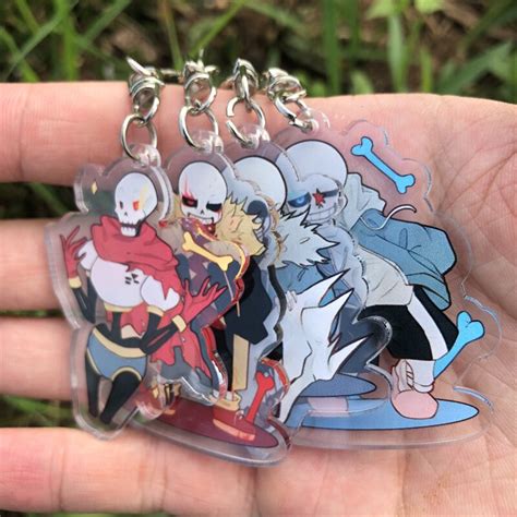 Undertale Sans ‘papyrus Keyring Plastic Keychain Littlechainstore