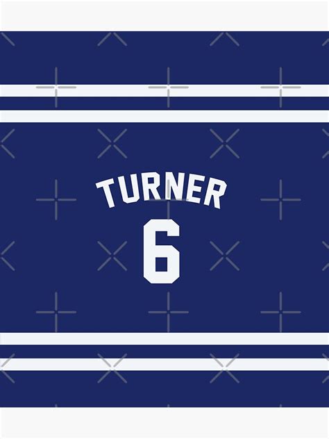 Trea Turner Jersey Artwork Sticker For Sale By Kciar Redbubble