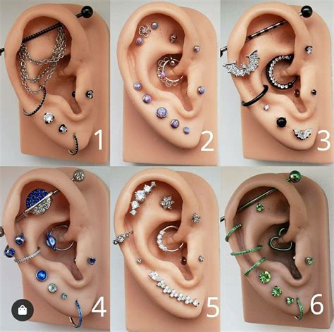 Different Type Of Ear Piercings